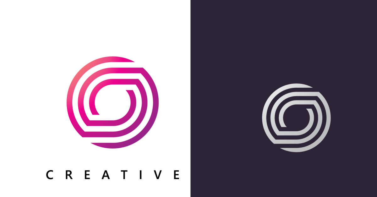 Plantilla de logotipo vectorial con la letra O, diseño de logotipo ...