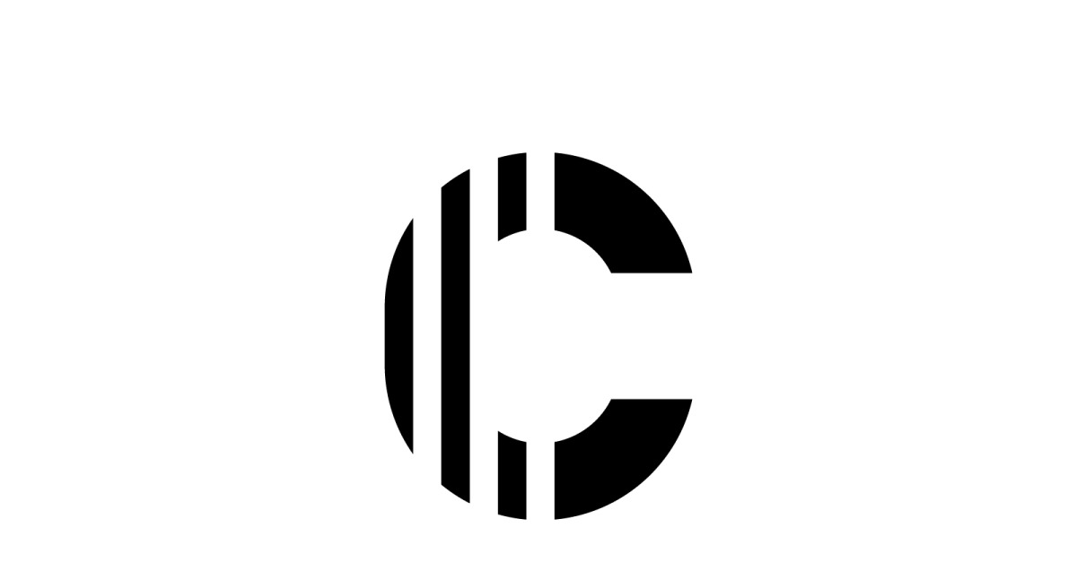 Design e modelo de logotipo C. Iniciais criativas de ícones C baseadas ...