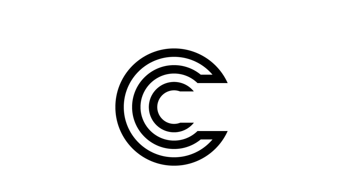 Design e modelo de logotipo C. Iniciais criativas de ícones C baseadas ...