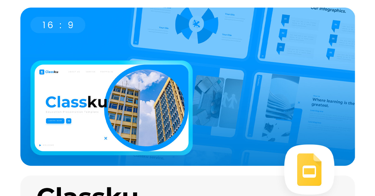 Classku – Education Google Slides Template - TemplateMonster