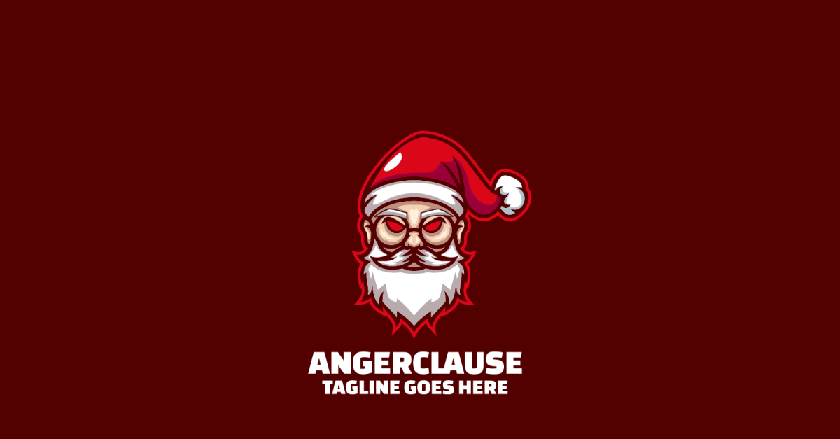 Anger Clause Simple Mascot Logo #471676 - TemplateMonster