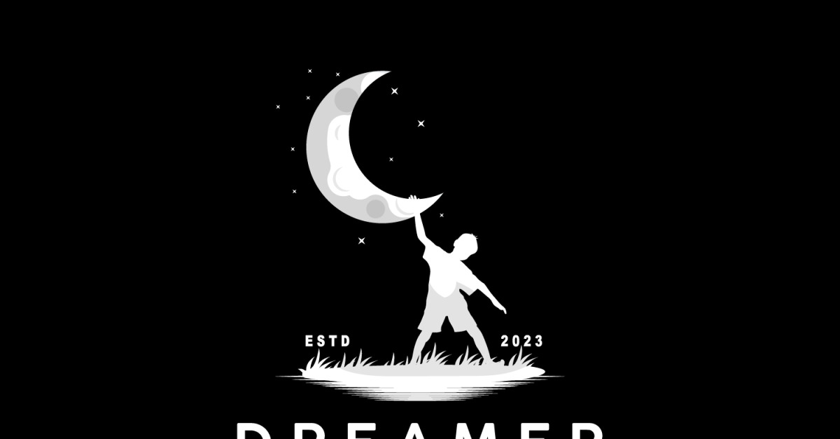 Logotipo de ensueño, diseño inspirador de Kid Dream V13