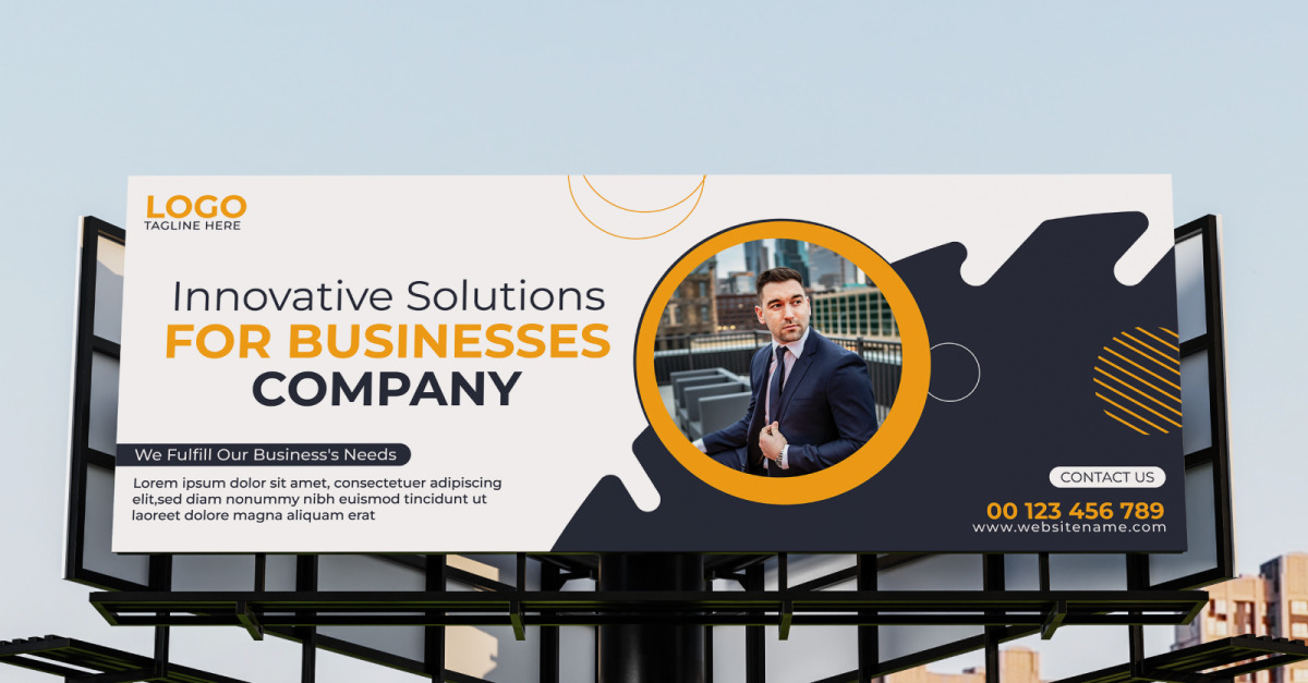 Bill Borad designed a template for marketing