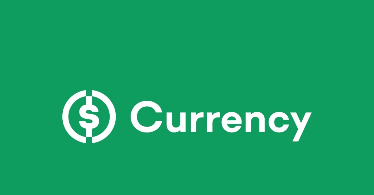 Logo de la monnaie en forme de pièce de monnaie en dollars