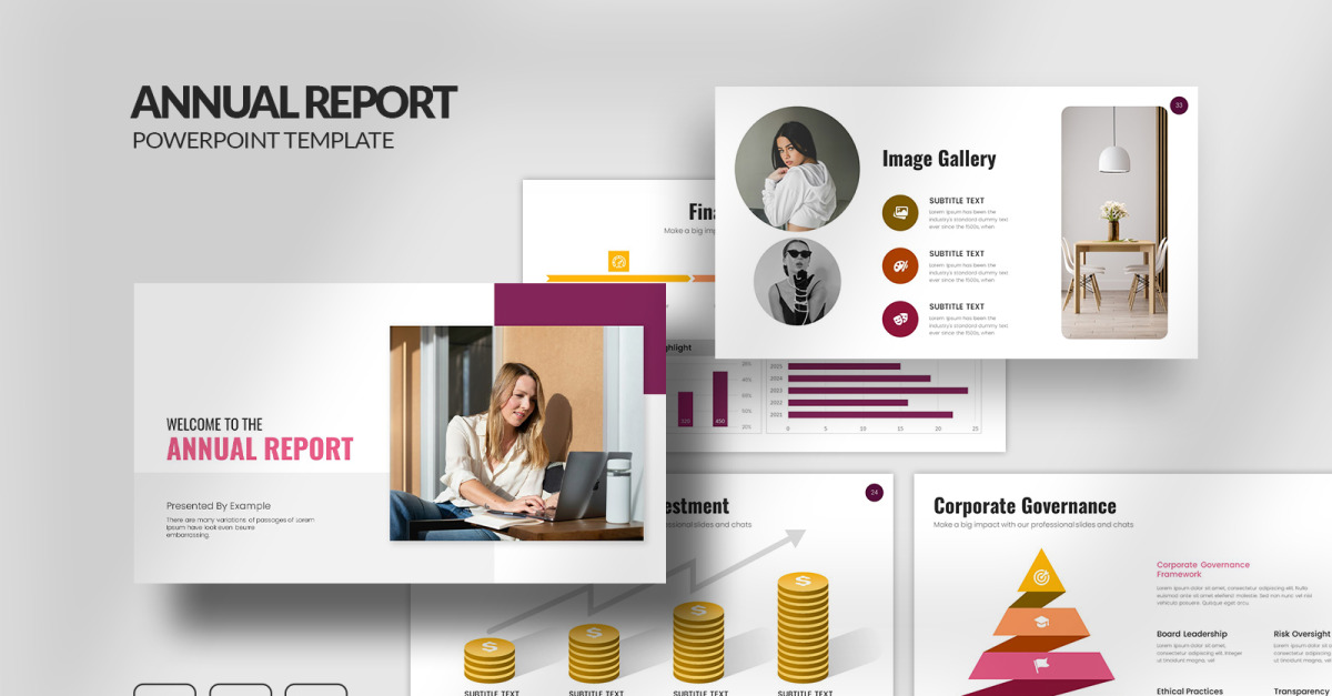Annual Report PowerPoint Template. #472025 - TemplateMonster Annual Report PowerPoint Template. #472025 - TemplateMonster
