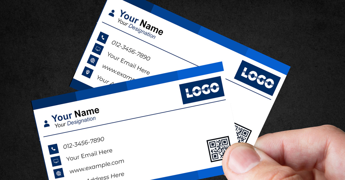 Business Card Template - E-card Template with Customizable Designs - 762