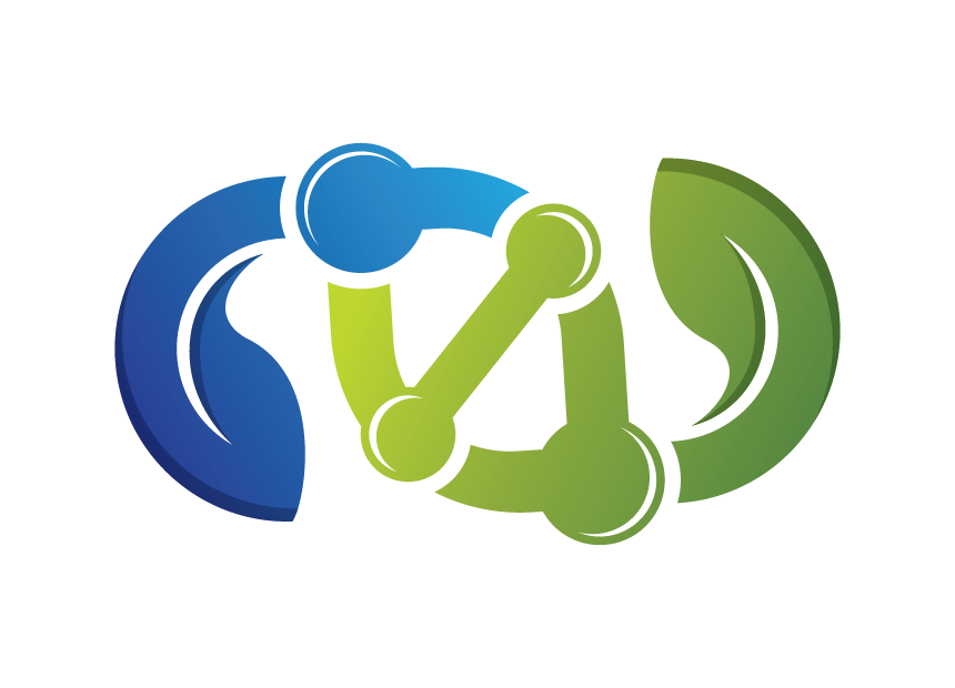 Szablon logo DNA z liściem #473364 - TemplateMonster