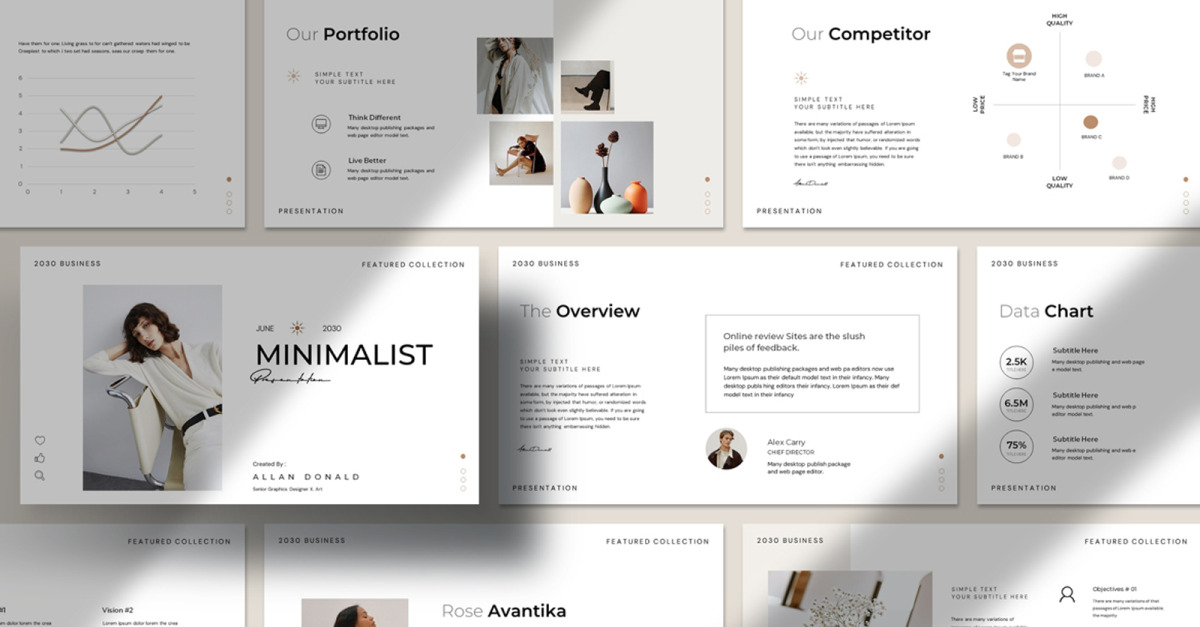 Business Layout Template. #473437 - TemplateMonster