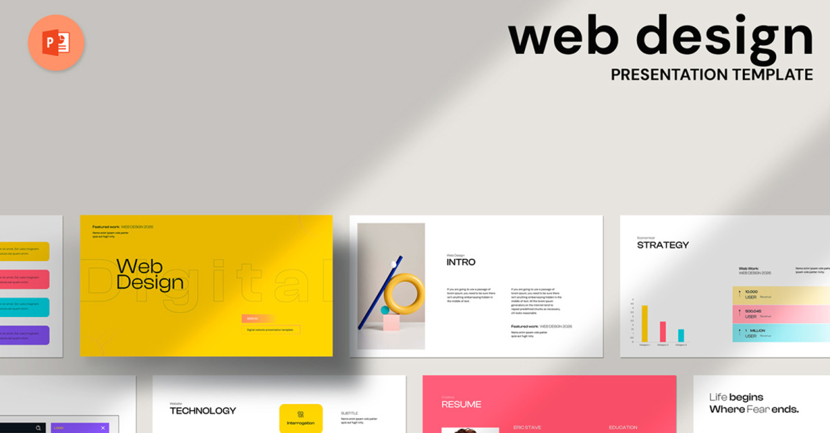 Web Design Presentation Template #473438 - TemplateMonster