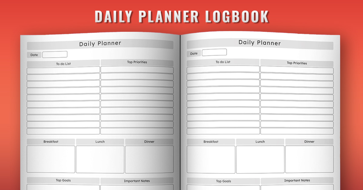 Daily Planner Log Book Interior #473520 - TemplateMonster