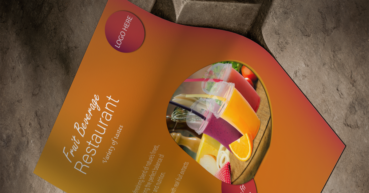 Beverage Flyer: Ready To Use For Corporate Food Brand Editable with ...