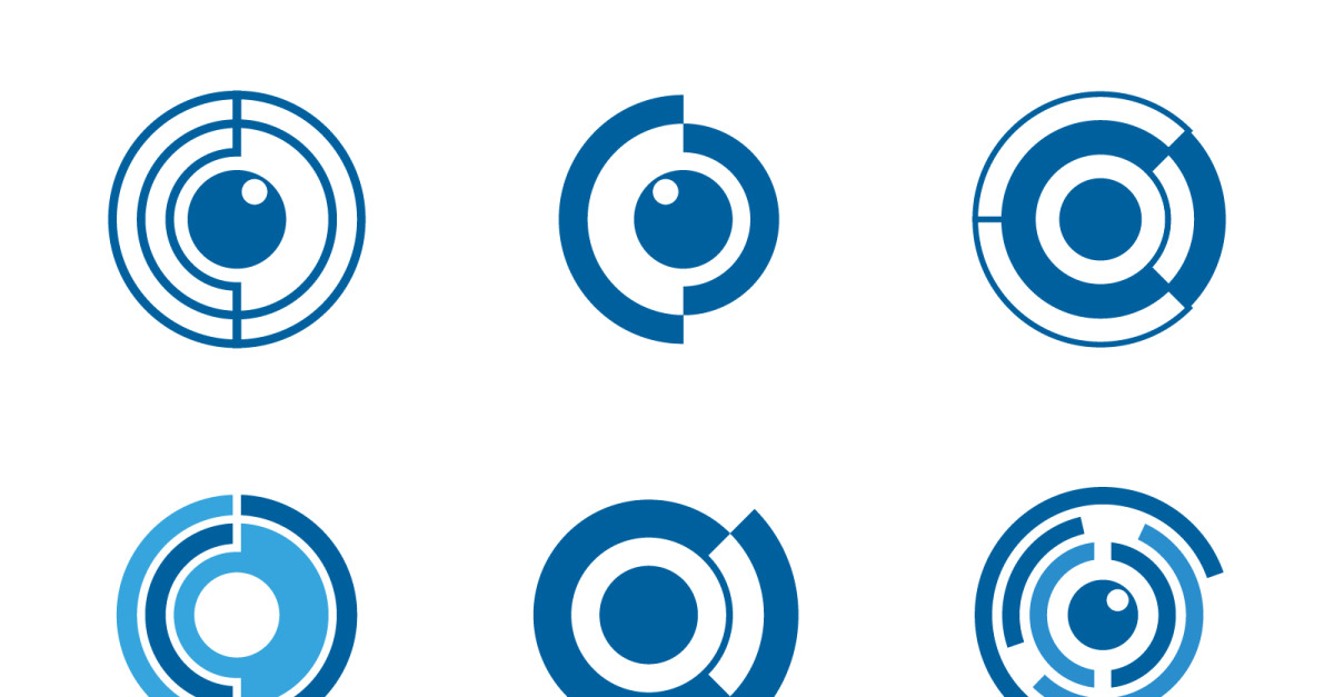 C Letter Core hi tech future computer icon vector Logo design template v.1
