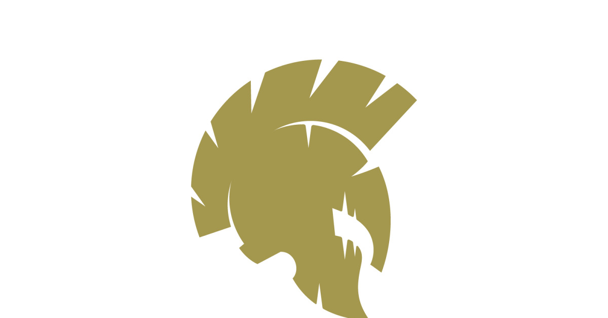 Logo Spartan Helmet vector design. Logo Spartan 0