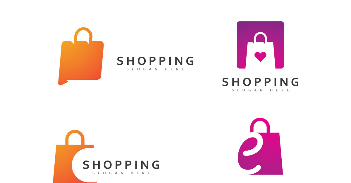 Online Shop Logo Vector, Shop logo design template, illustration,s ...