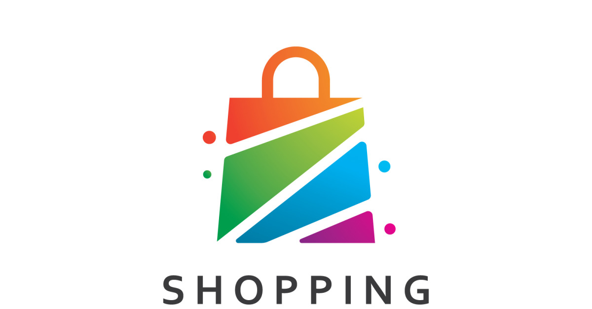 Online Shop Logo Vector, Shop logo design template, illustration,s ...