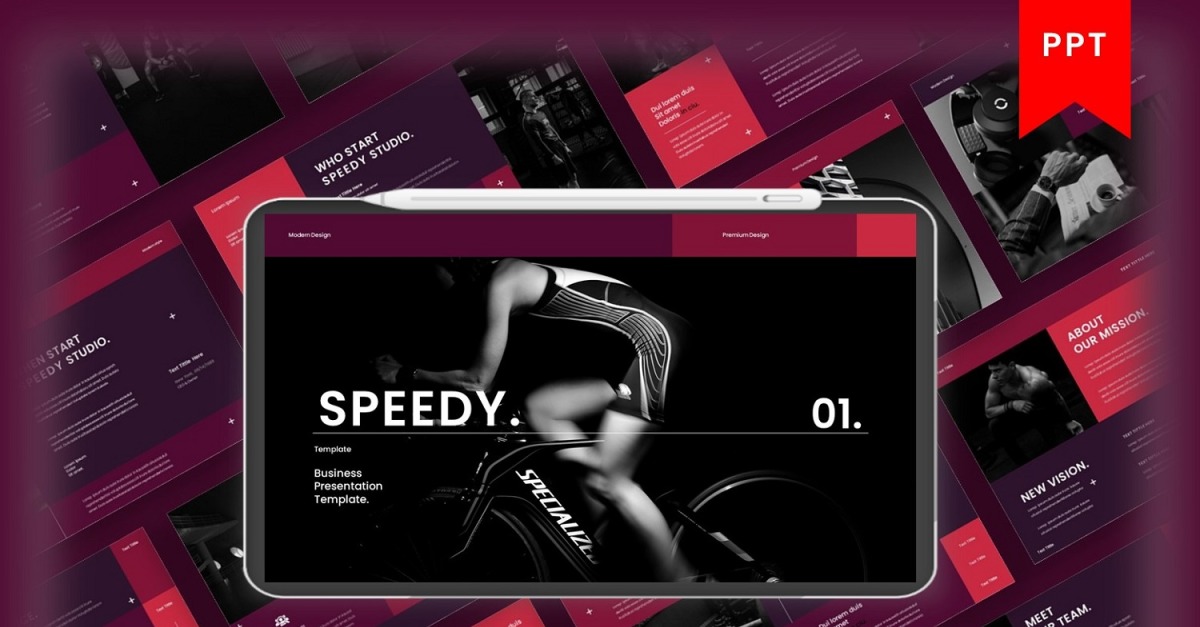 Speedy– Business PowerPoint Template - TemplateMonster