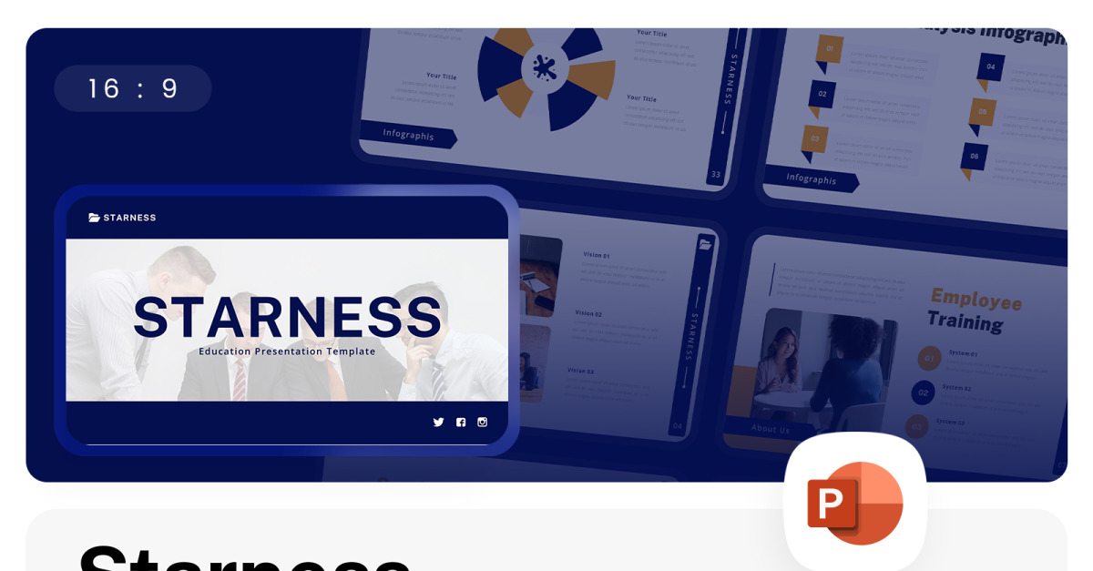 Starness – Modelo de PowerPoint de estratégia empresarial