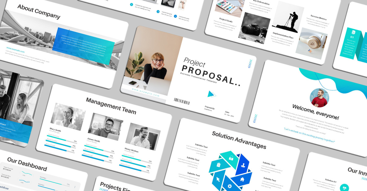 Project Proposal PowerPoint Template – Professional Business Presentation