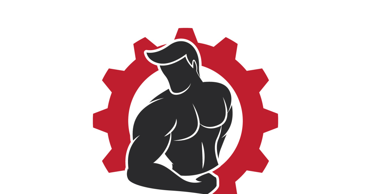 Fitness Sport Label, Gym Badge, Fitness Logo Design v.5