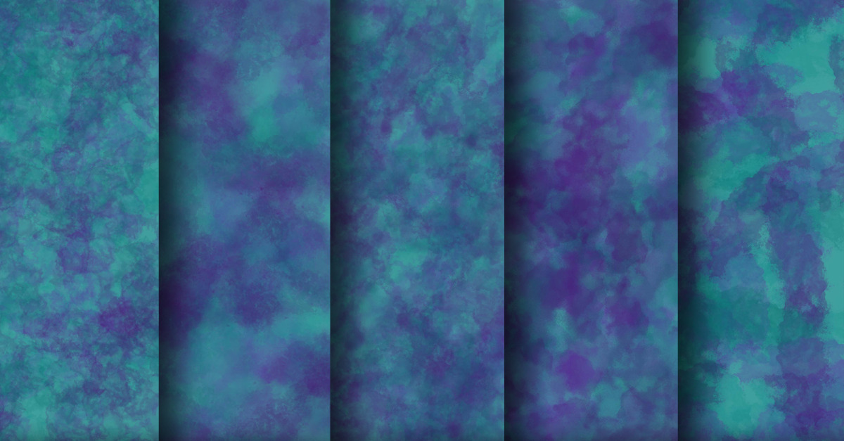Purple and Teal Watercolor Backgrounds - TemplateMonster