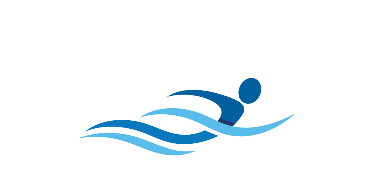 Water Sport swimming Vector illustration Logo design Template v.33