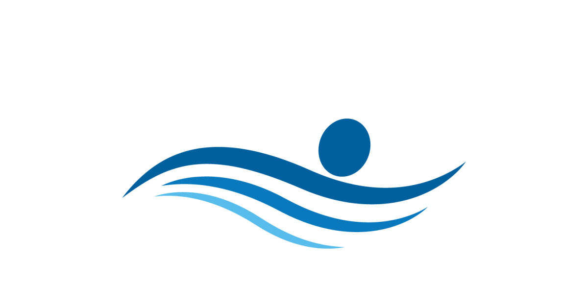 Water Sport swimming Vector illustration Logo design Template v.35