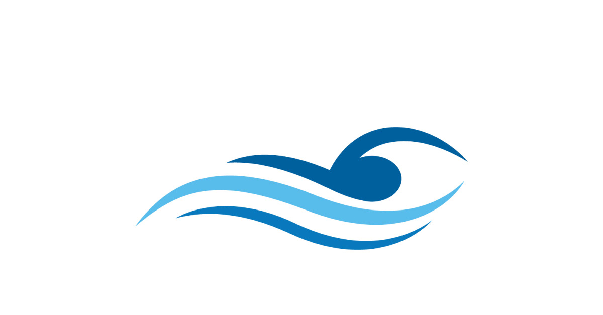 Water Sport swimming Vector illustration Logo design Template v.41