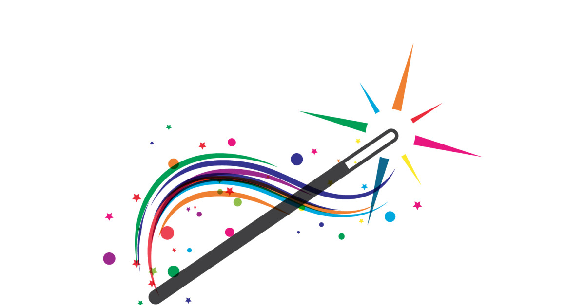 Magic show circus event logo icon illustration design template v.20