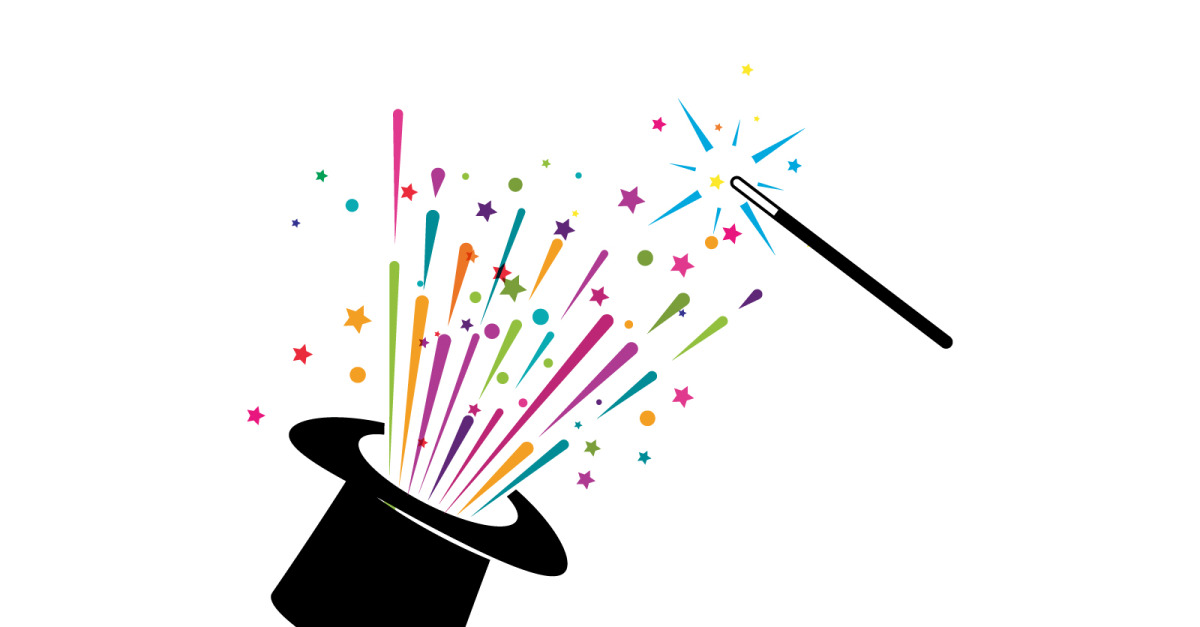 Magic show circus event logo icon illustration design template v.25
