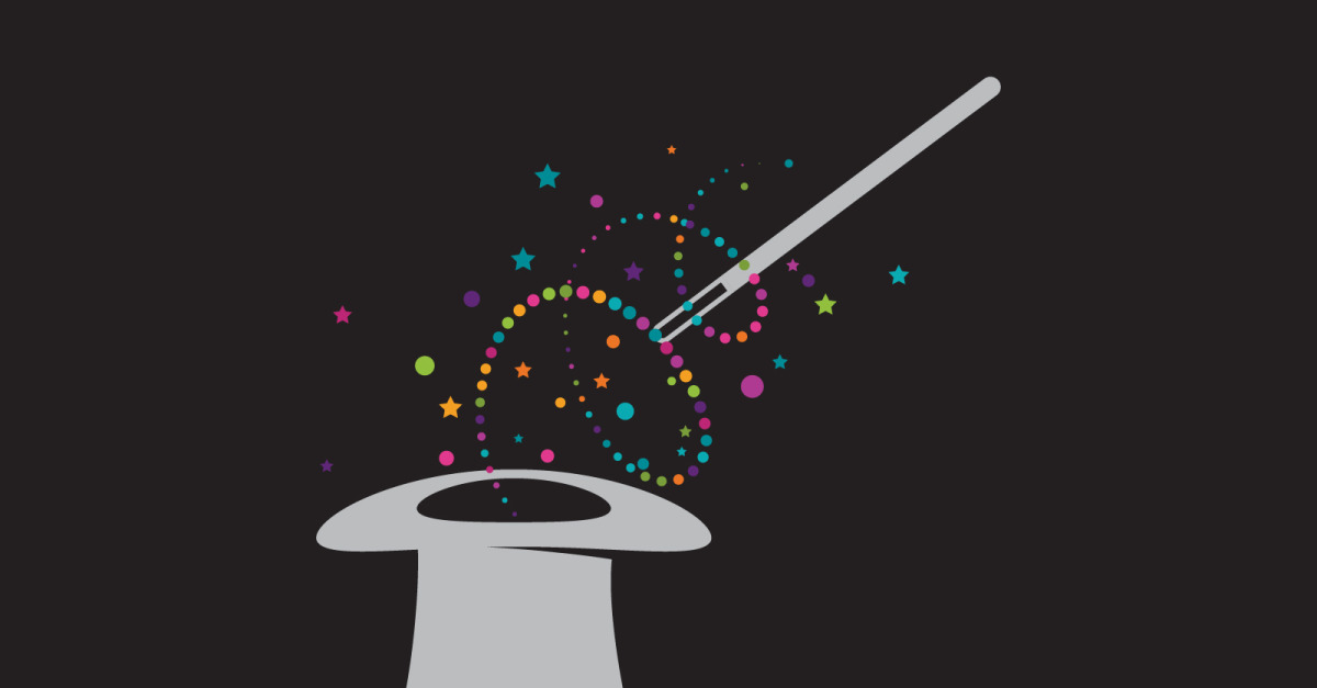 Magic show circus event logo icon illustration design template v.35