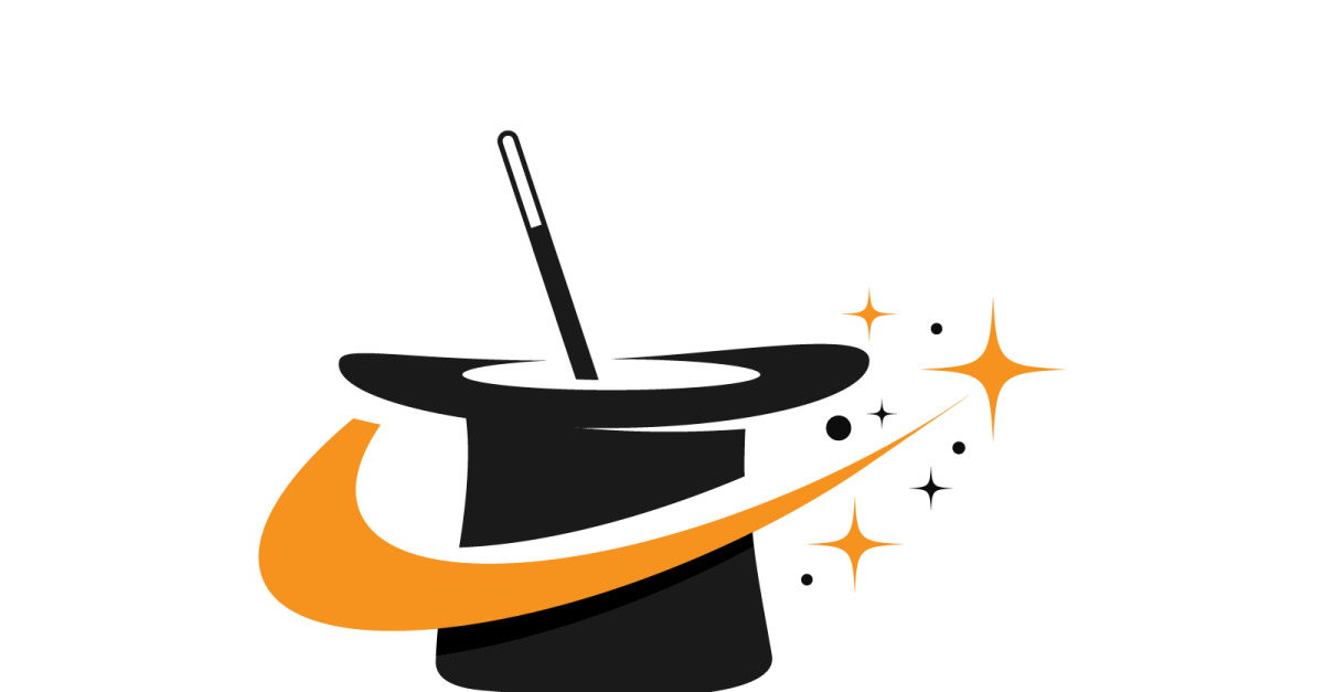 Magic show circus event logo icon illustration design template v.3