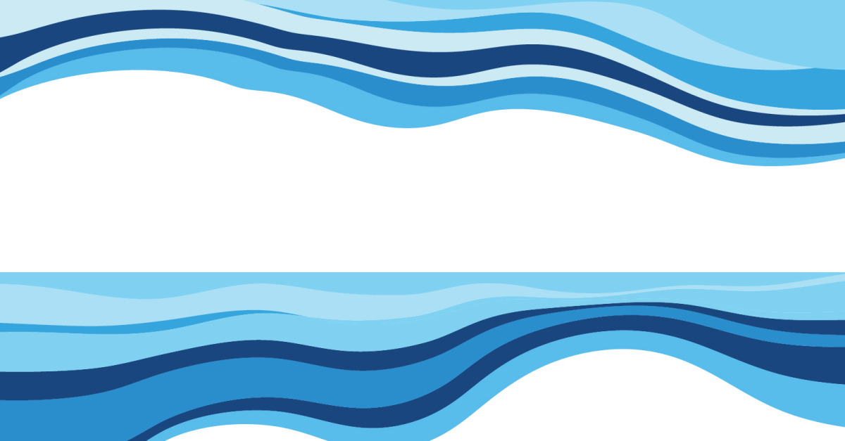 Wave Water background illustration template design v.1