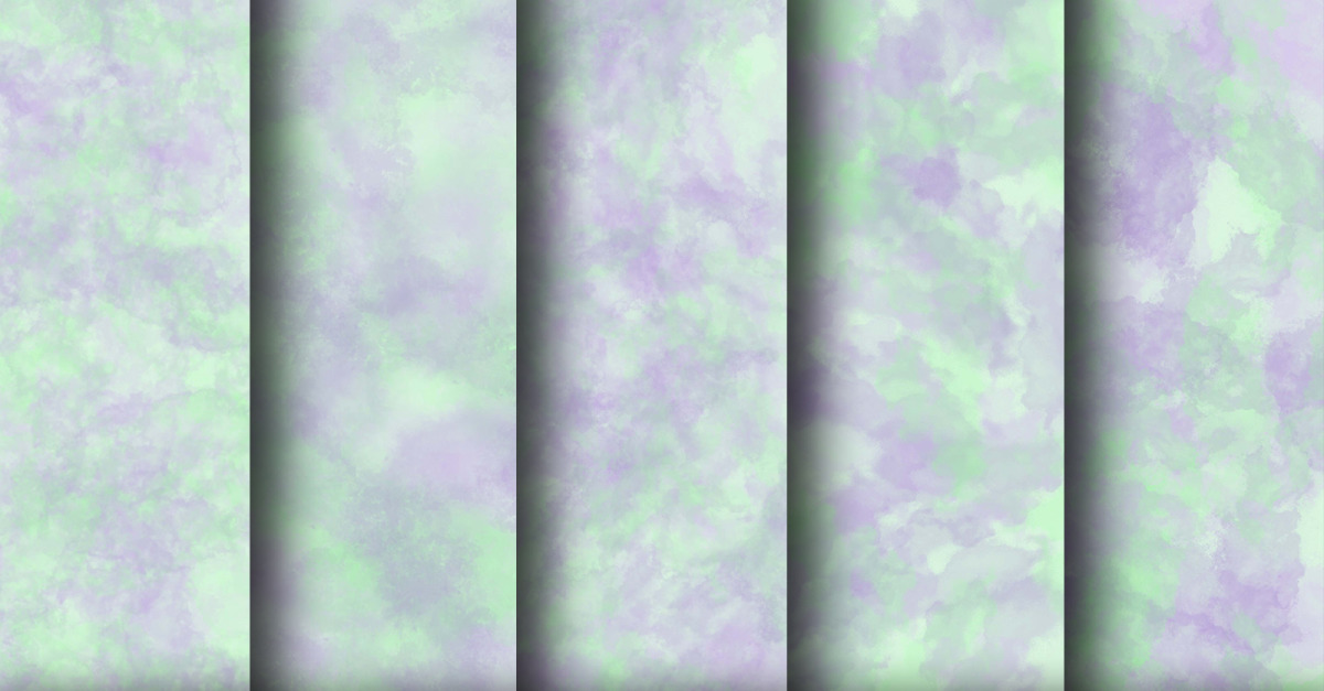 Purple and Mint Green Watercolor Backgrounds