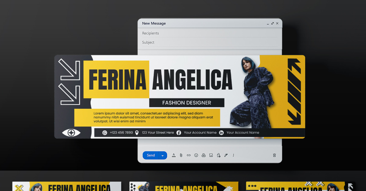 Urban Email Header Template 275 #489206 - TemplateMonster