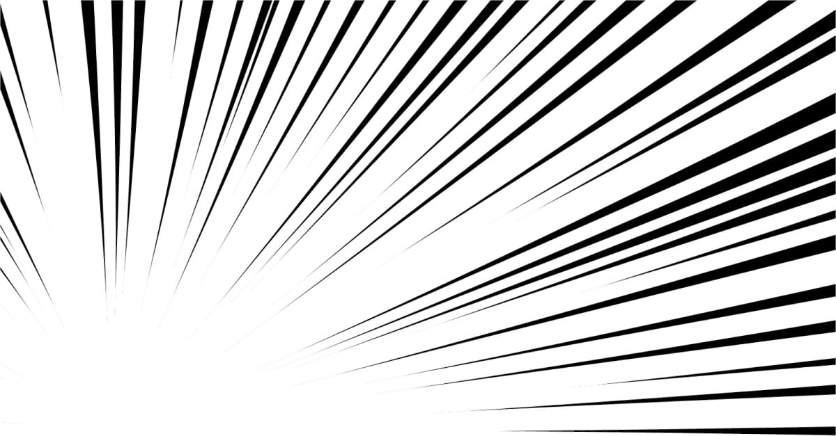 Speed Lines Comic Book Design Element Vector Illustration v.21