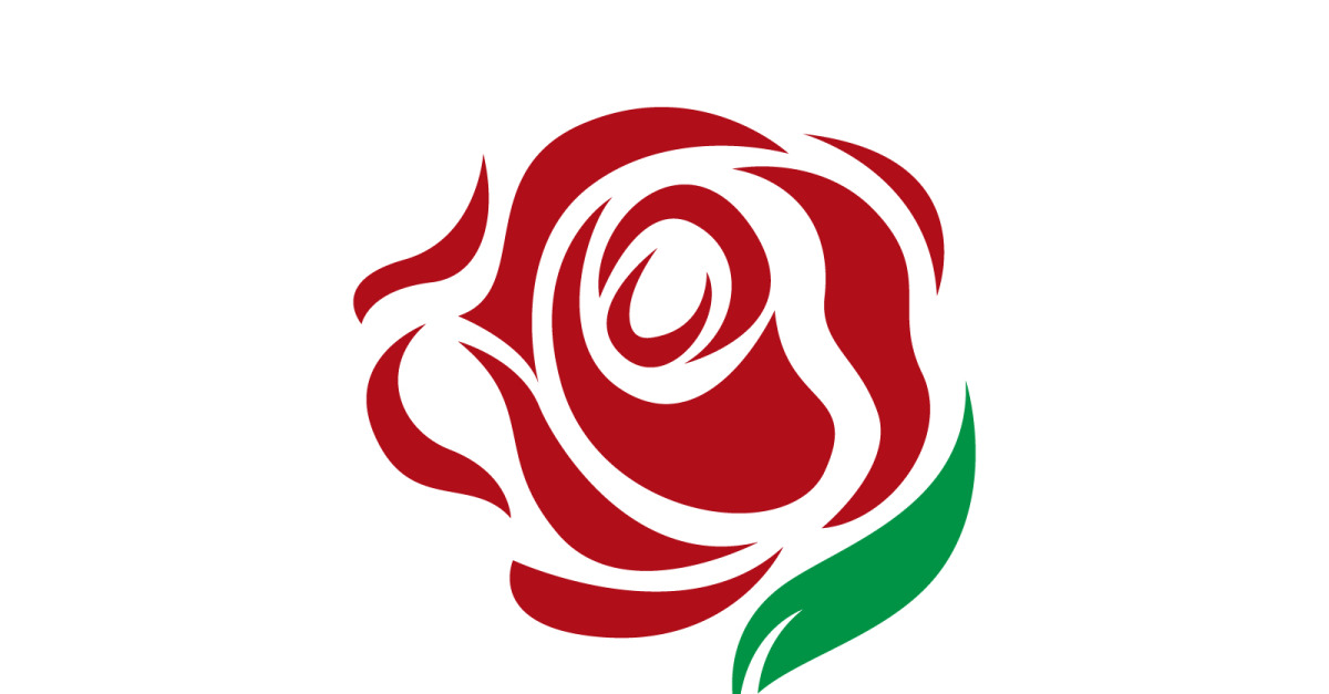 Gül çiçek Logo Şablonu vektör simge çizimi v.5