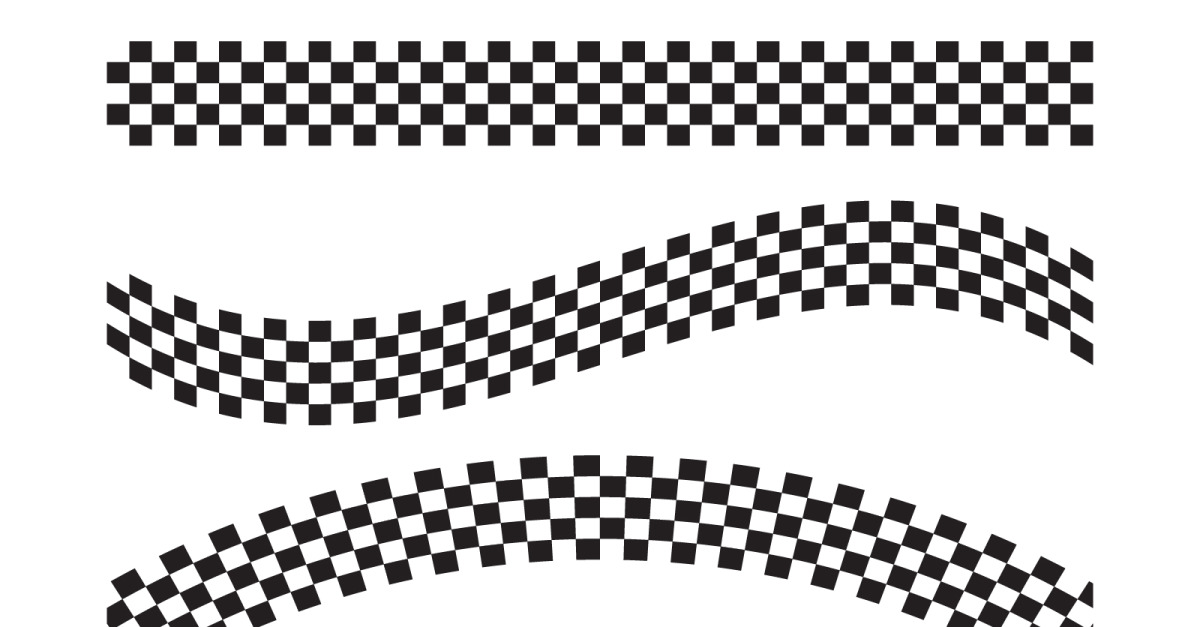Race flag faster concept design illustration template v.12