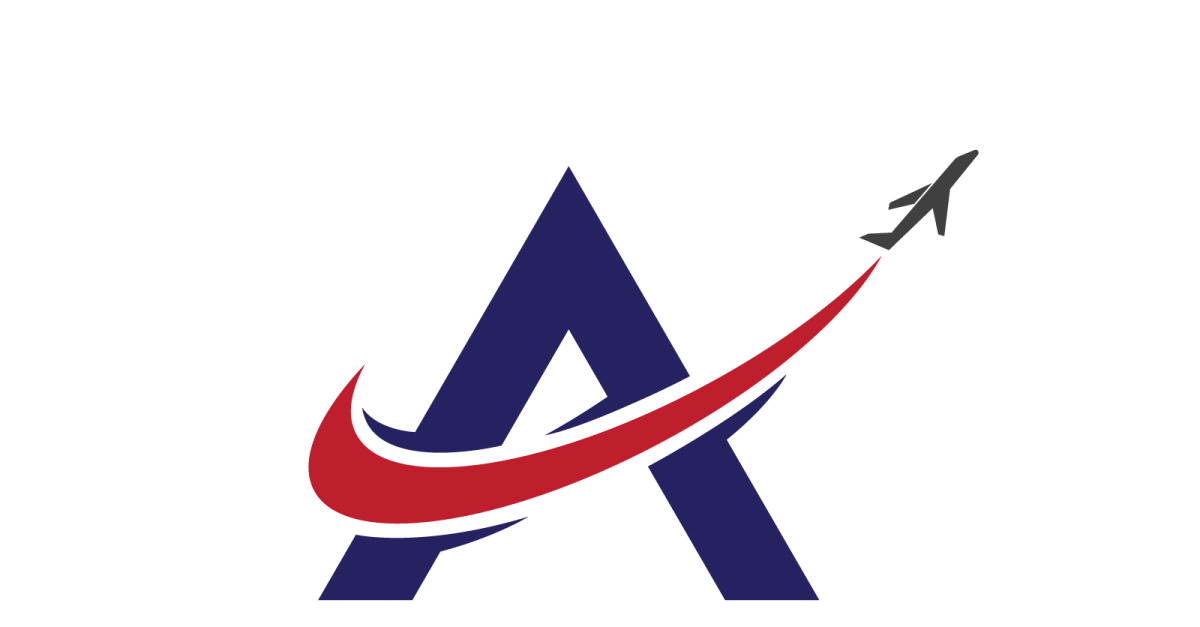 Uçak simgesi turu ve seyahat illüstrasyon tasarımı Logo Şablonu v.1