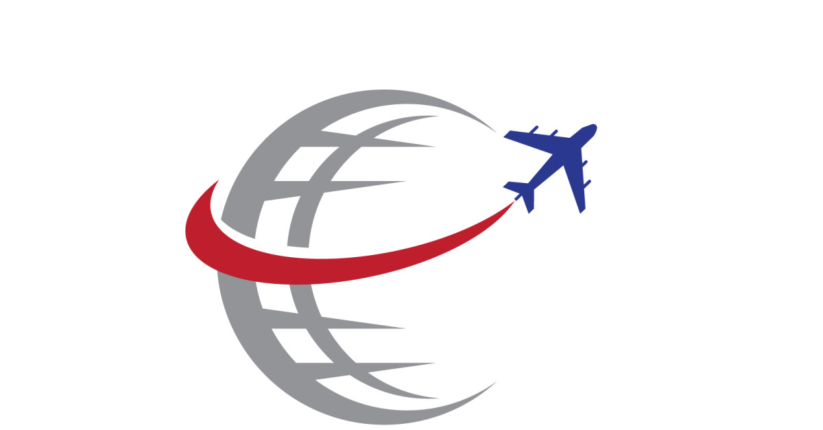 Uçak simgesi turu ve seyahat illüstrasyon tasarımı Logo Şablonu v.3