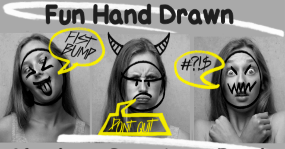 Hand Drawn Marker Overlays Pack #490099 - TemplateMonster