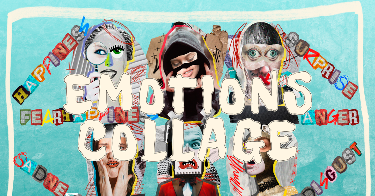 Pack Of 15 Collage Emotions On Alpha - TemplateMonster