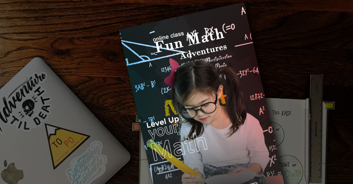 FREE Fun Math Adventures Class Flyer Template