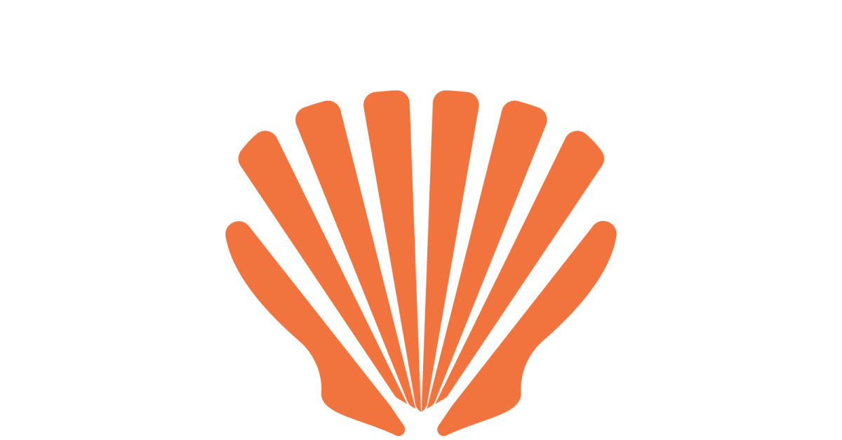 Modèle de conception d'illustration de logo de concept solide Shell v.12