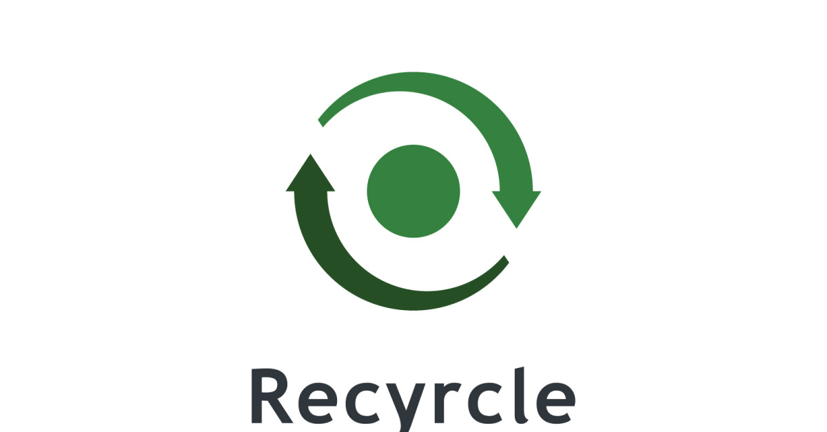 Recycle logo icon vector. recycling illustration symbol, rotation arrow ...