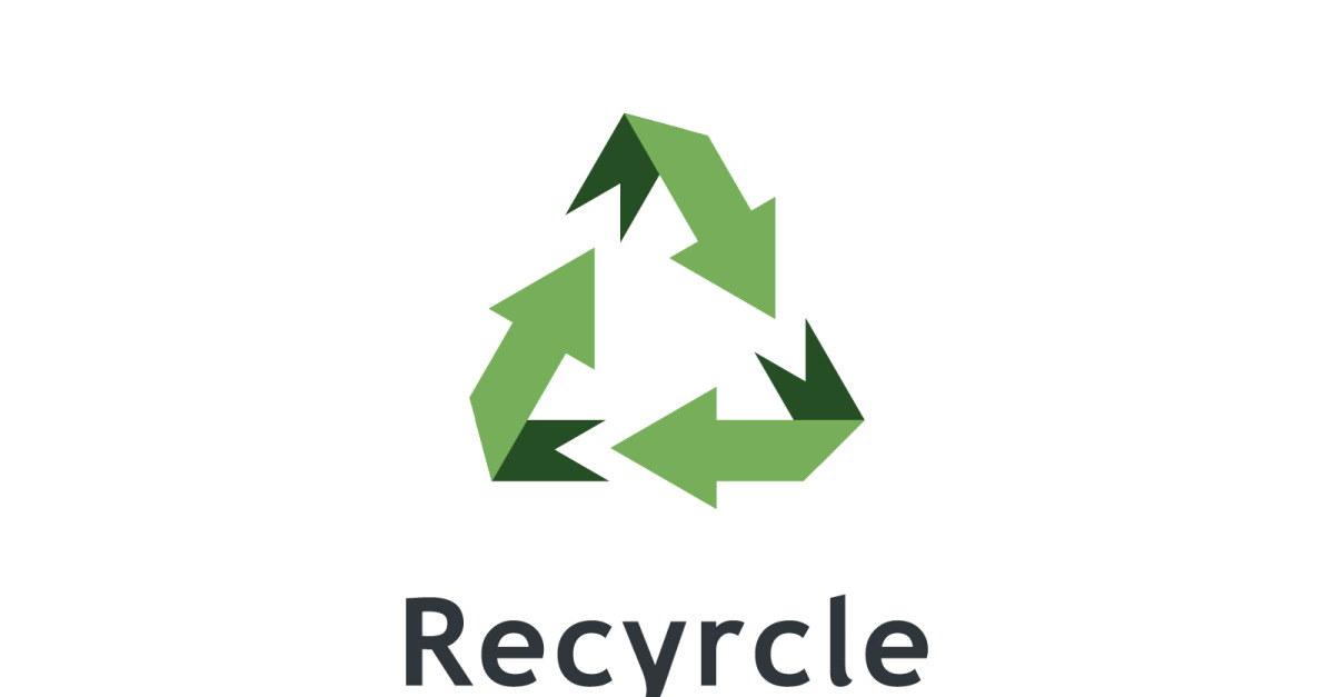 Recycling-Logo-Symbol-Vektor. Recycling-Illustrationssymbol ...