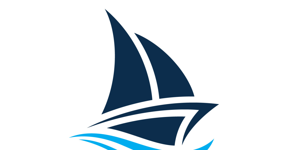 Cruise ship Ocean Logo Template illustration design v.4