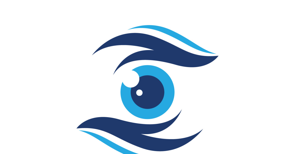 品牌标识企业健康眼部护理矢量标志设计 v.19 #490412 - TemplateMonster