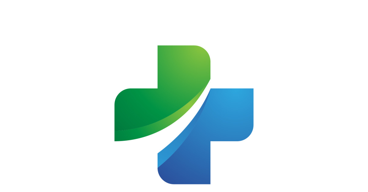 Sağlıklı yaşam Tıbbi Logo şablonu vektör çizim tasarımı v.22