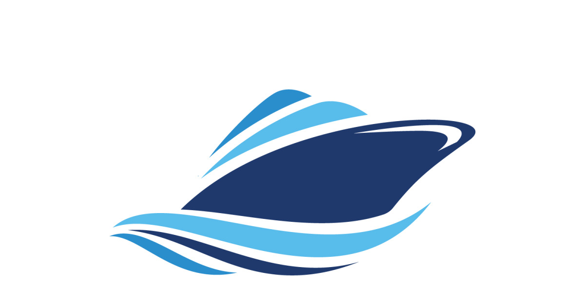 Cruise ship Ocean Logo Template illustration design v.11