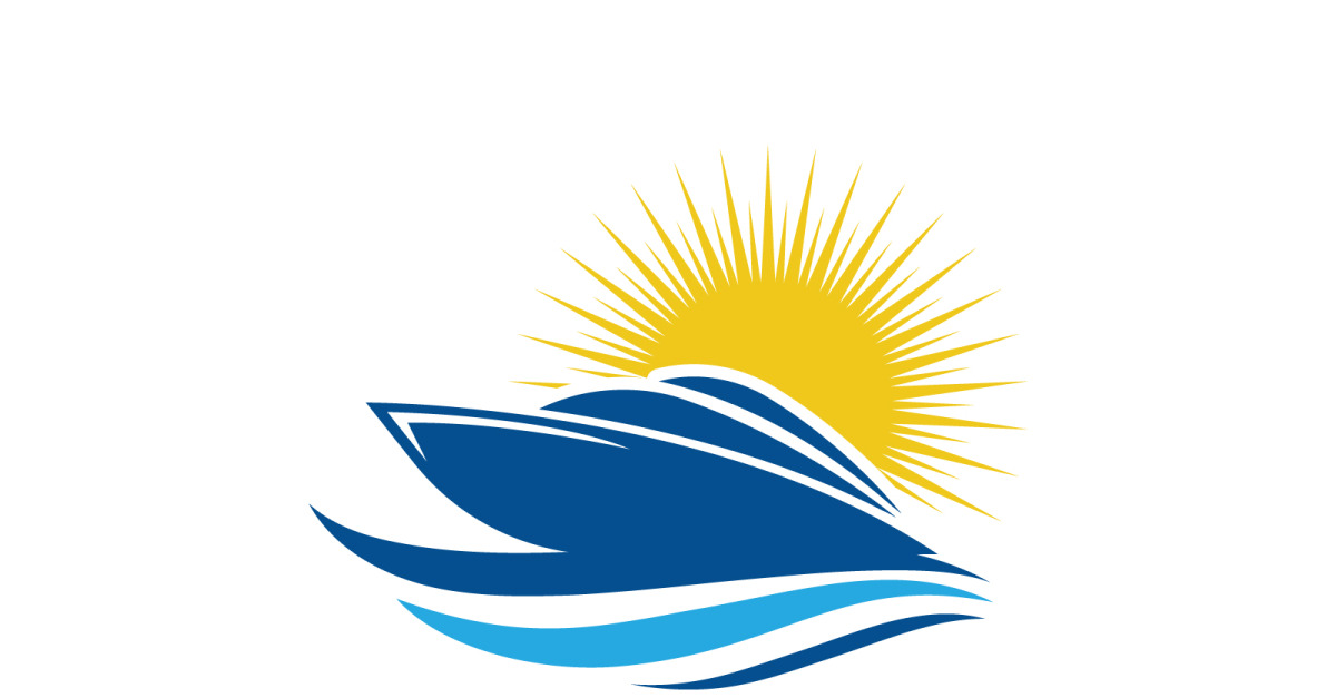 Cruise ship Ocean Logo Template illustration design v.13